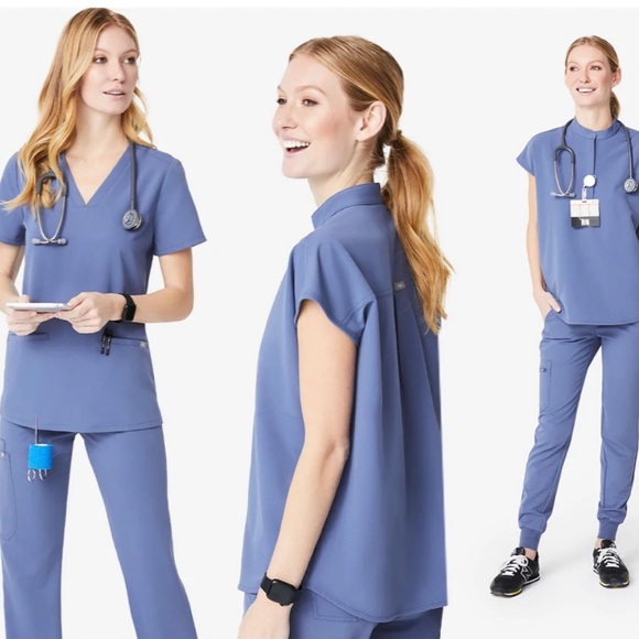 Figs | Pants & Jumpsuits | Figs Rare Limited Full Set Periwinkle Scrubs ...